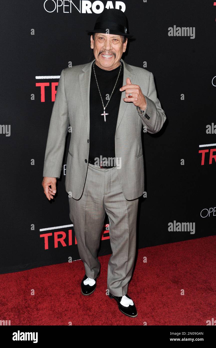 Actor Danny Trejo arrives at the LA Premiere of "Triple 9" held at the ...