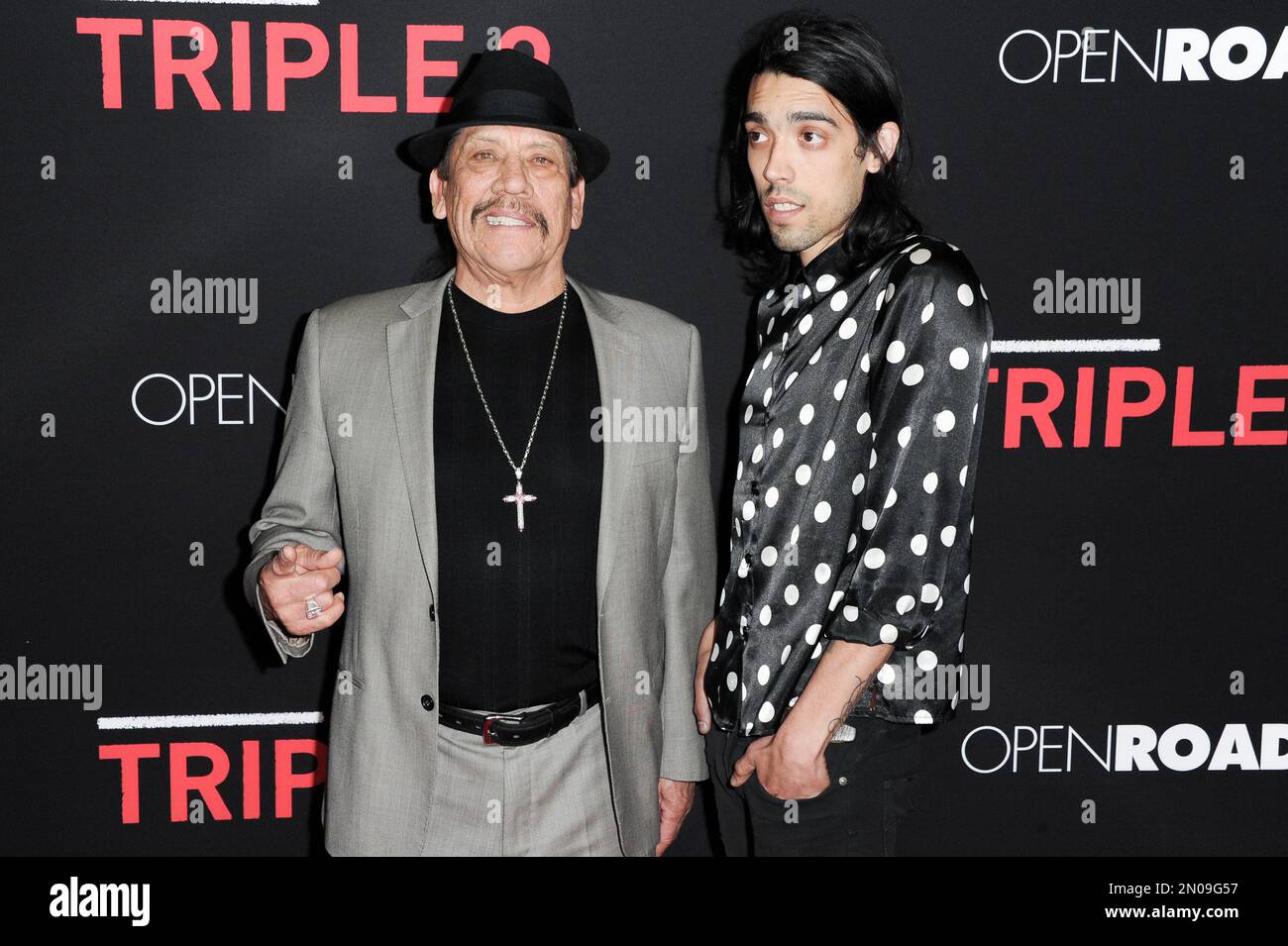Danny Trejo and son Gilbert Trejo arrive at the LA Premiere of "Triple ...