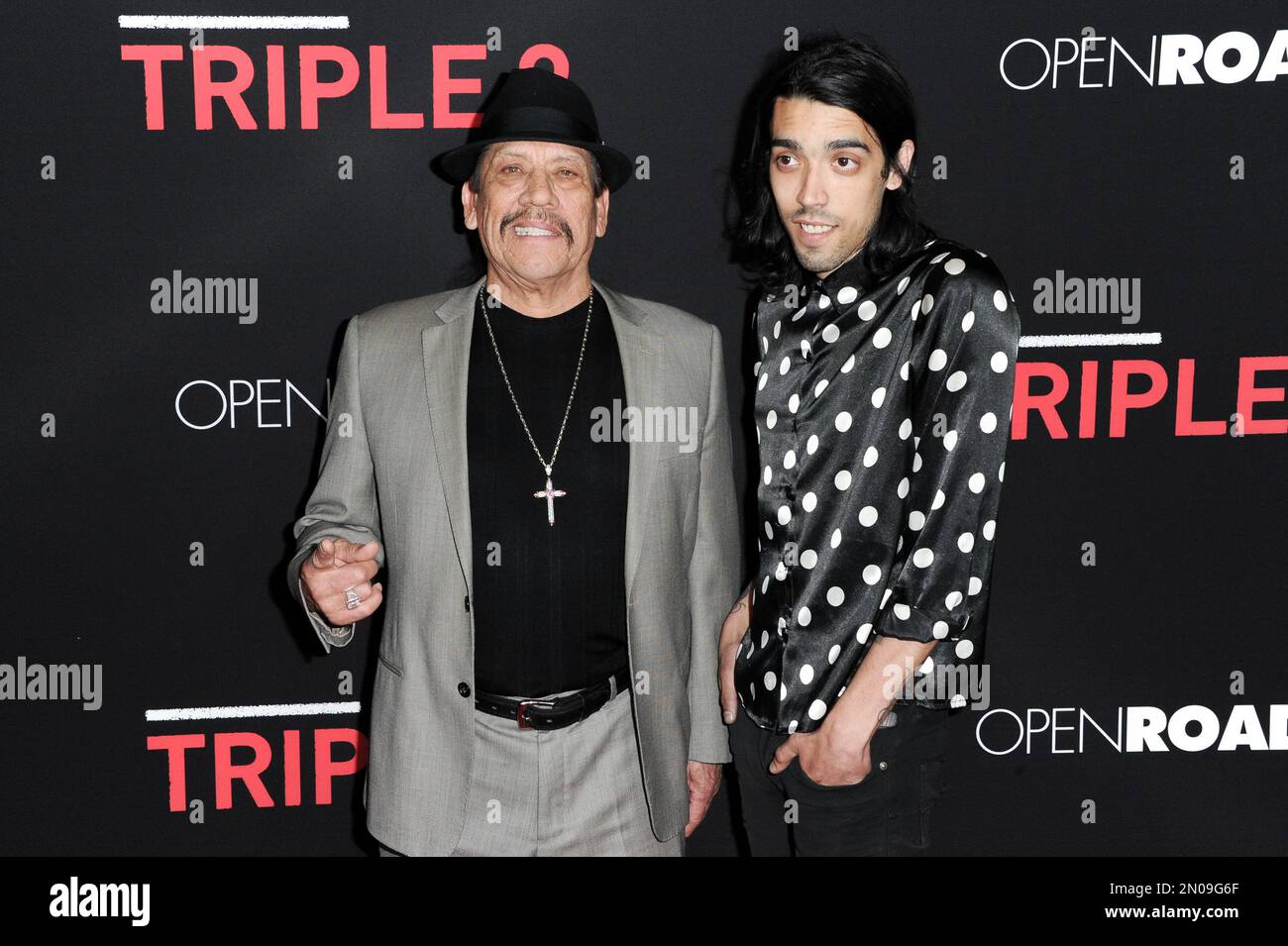 Danny Trejo and son Gilbert Trejo arrive at the LA Premiere of "Triple ...