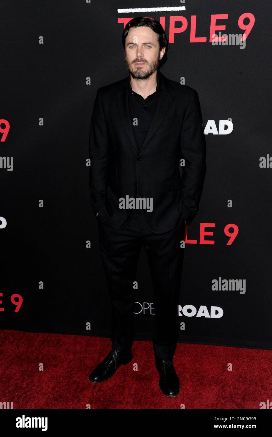 Actor Casey Affleck arrives at the LA Premiere of "Triple 9" held at ...