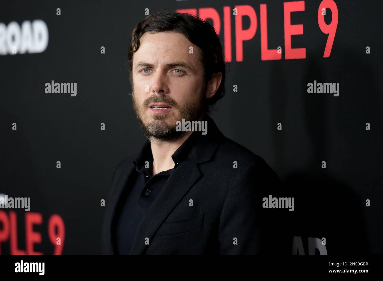 Actor Casey Affleck arrives at the LA premiere of "Triple 9" at the ...