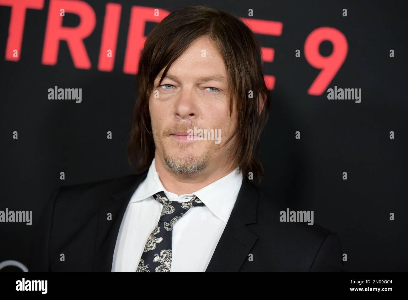 Actor Norman Reedus arrives at the LA premiere of "Triple 9" held at ...