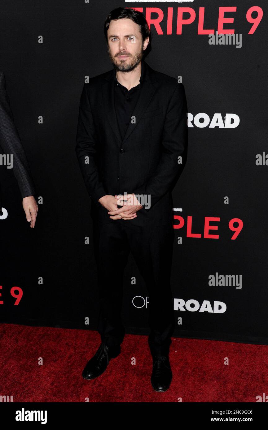 Actor Casey Affleck arrives at the LA Premiere of "Triple 9" held at ...
