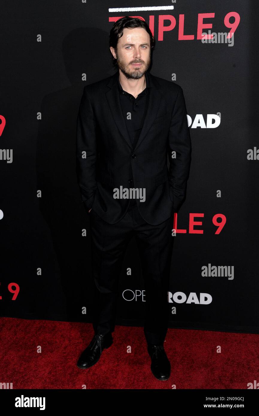 Actor Casey Affleck arrives at the LA Premiere of "Triple 9" held at ...