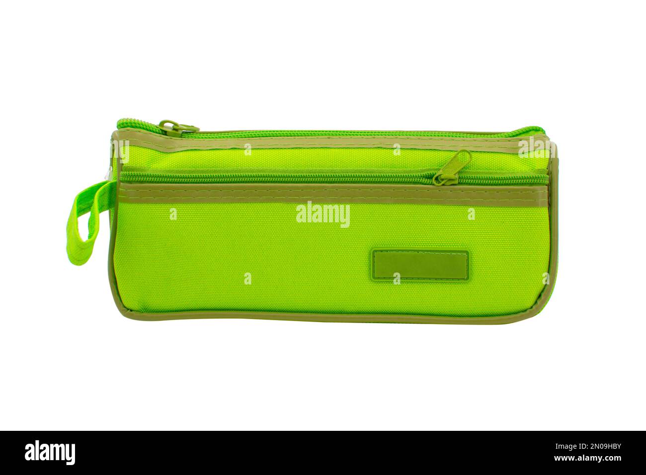 Long pencil pen case container isolated on the white background Stock ...