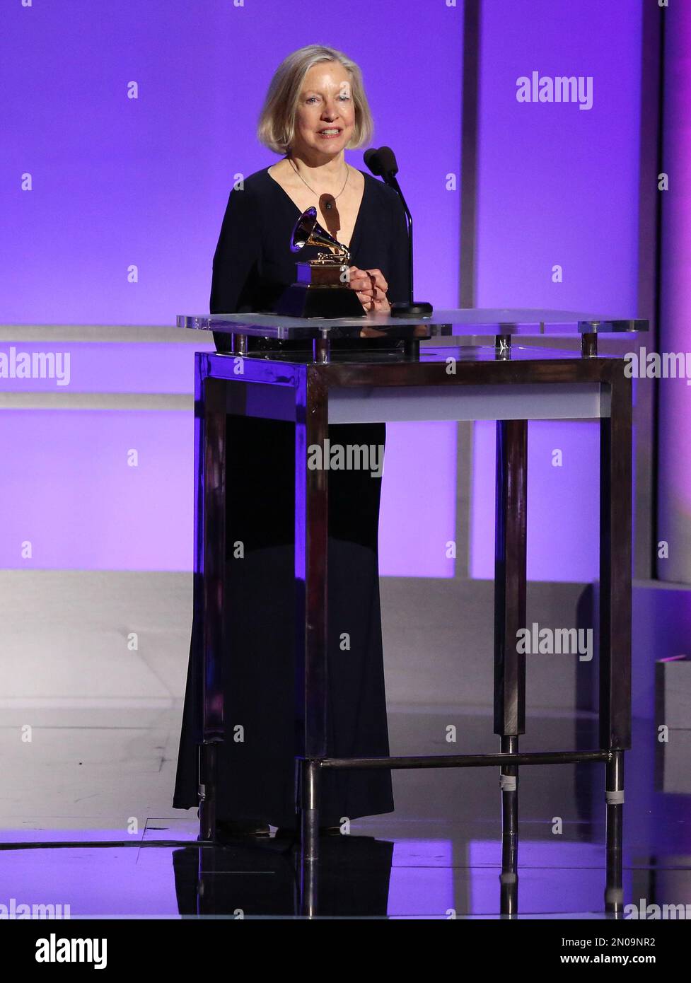 Judith Sherman accepts the award for producer of the year, classical at ...