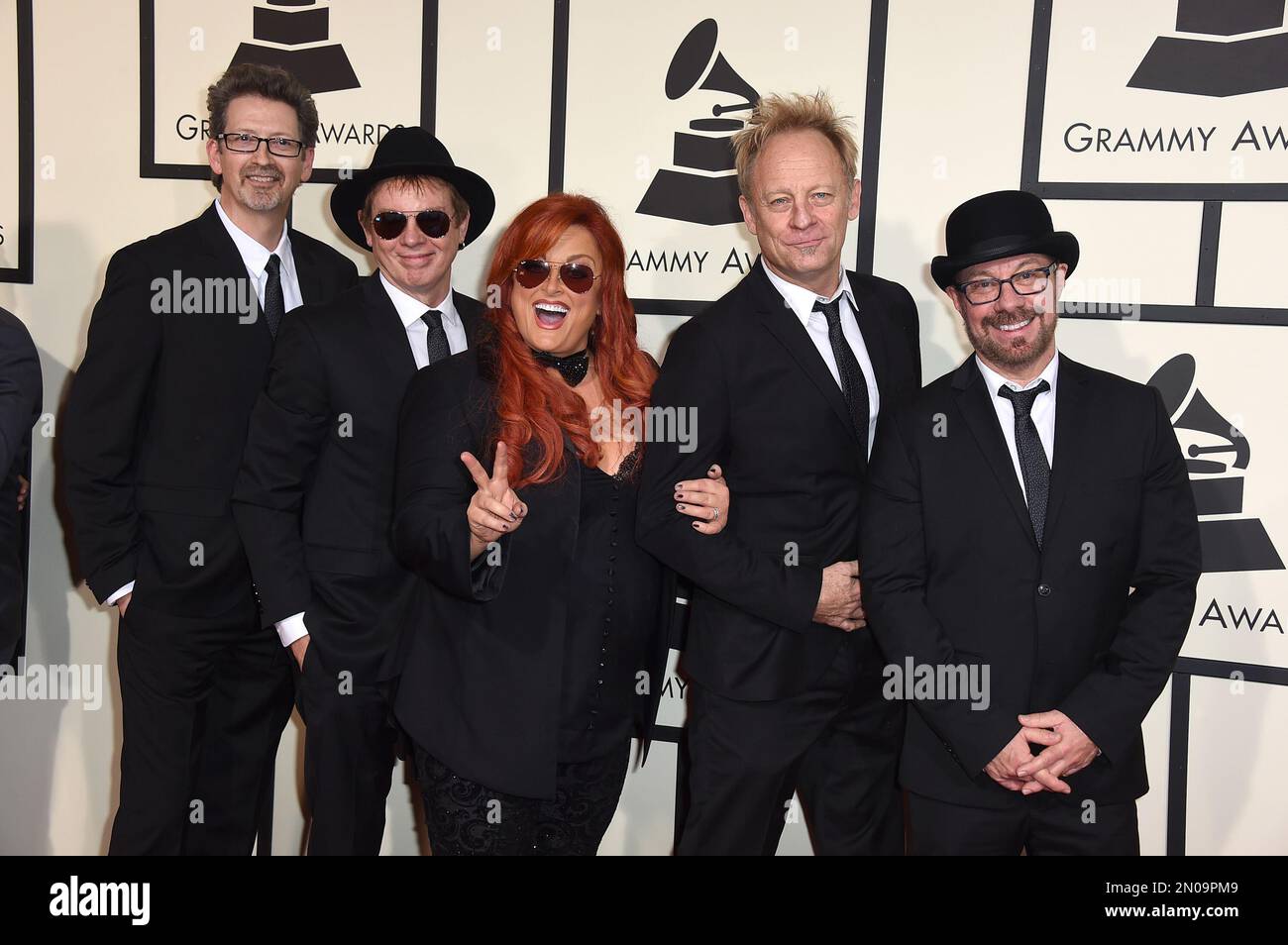 From left, Charles White, Thomas Hannum, Wynonna Judd, Michael Moser ...