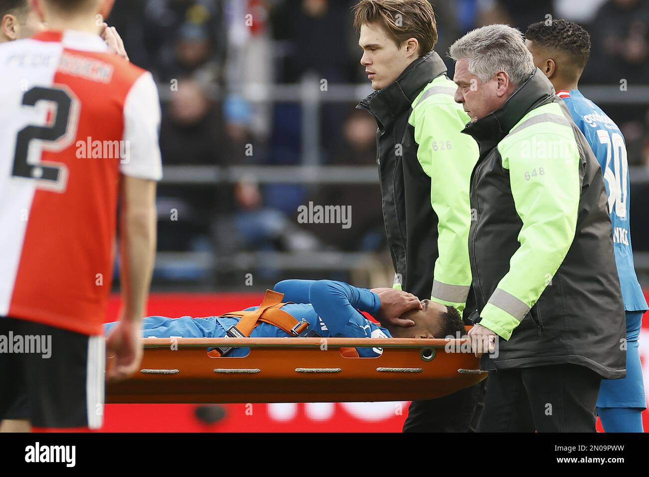 ROTTERDAM - Philipp Mwene of PSV Eindhoven during the Dutch premier ...