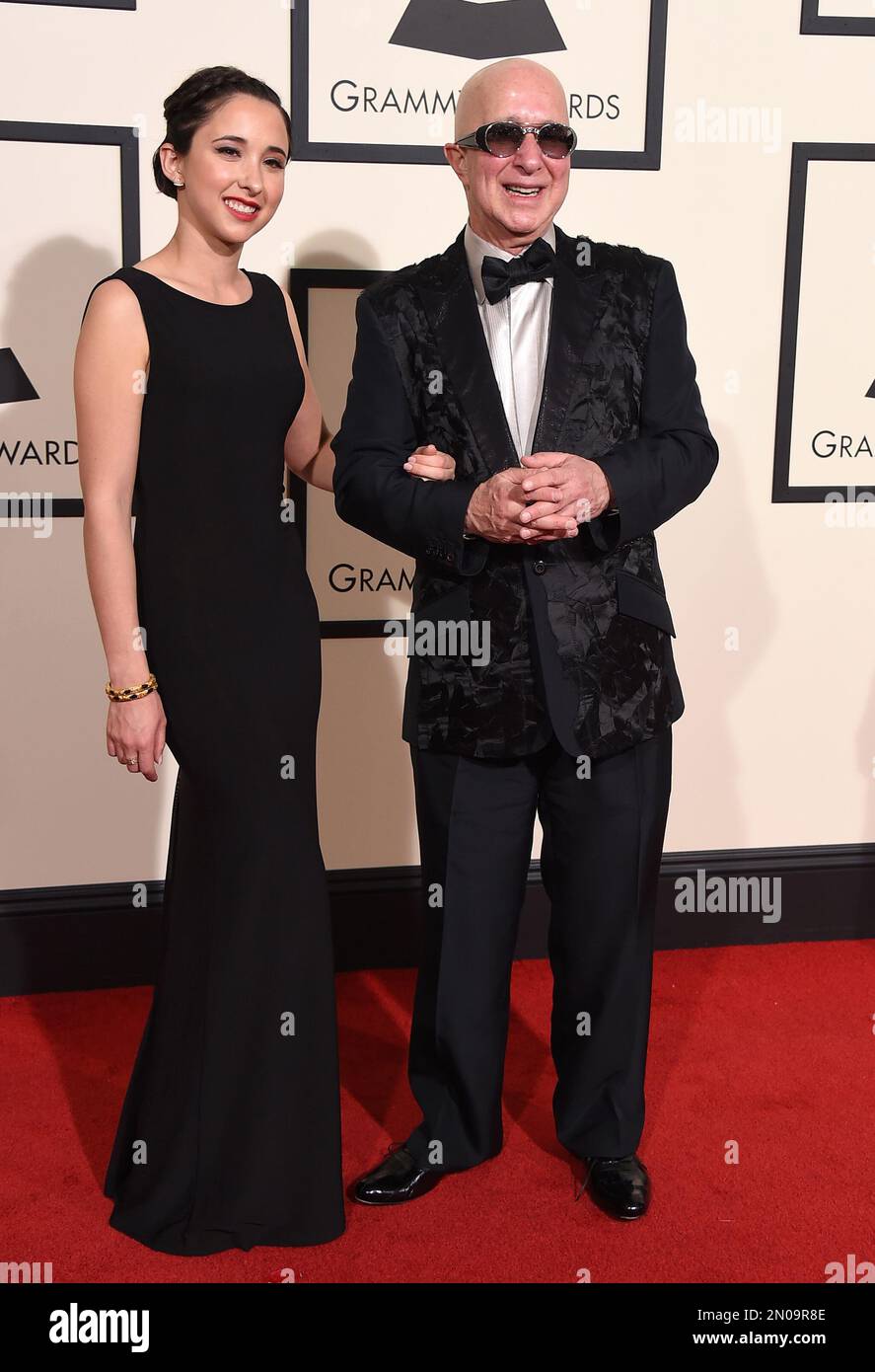 Victoria Shaffer, left, and Paul Shaffer arrive at the 58th annual ...