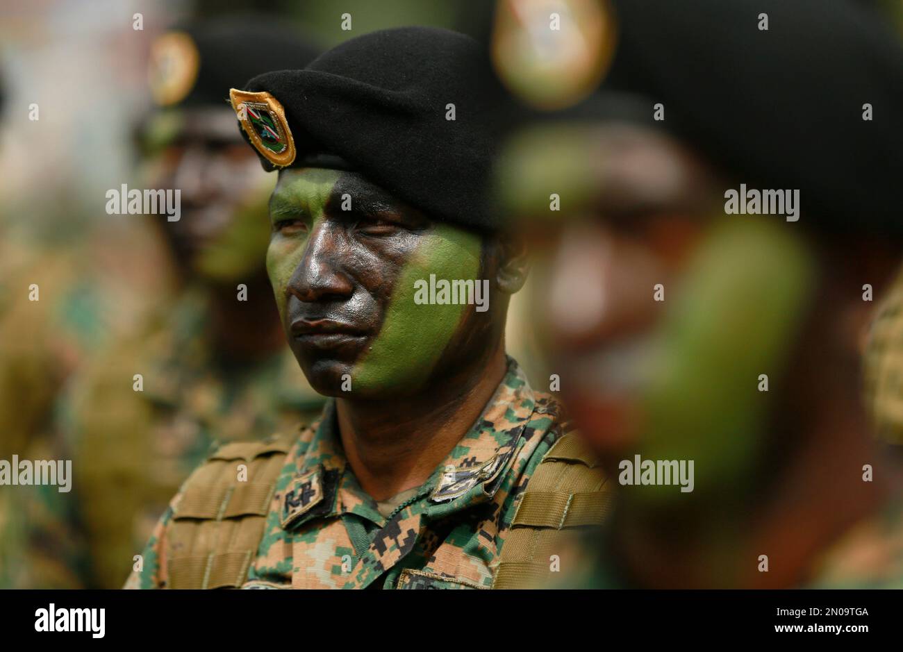 Members of the National Borders Service, known by the Spanish acronym ...