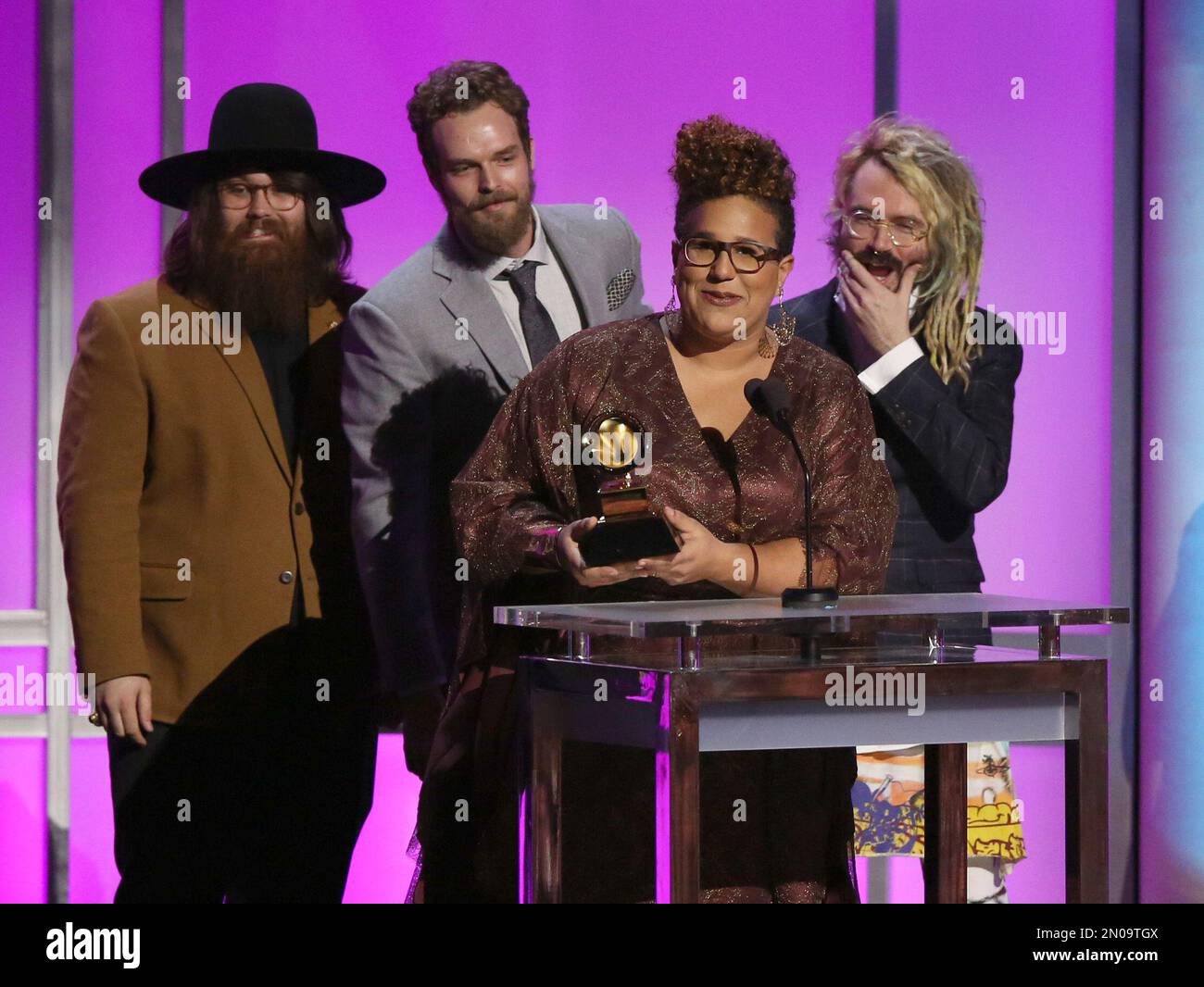 Zac Cockrell, from left, Steve Johnson, Brittany Howard and Shawn ...