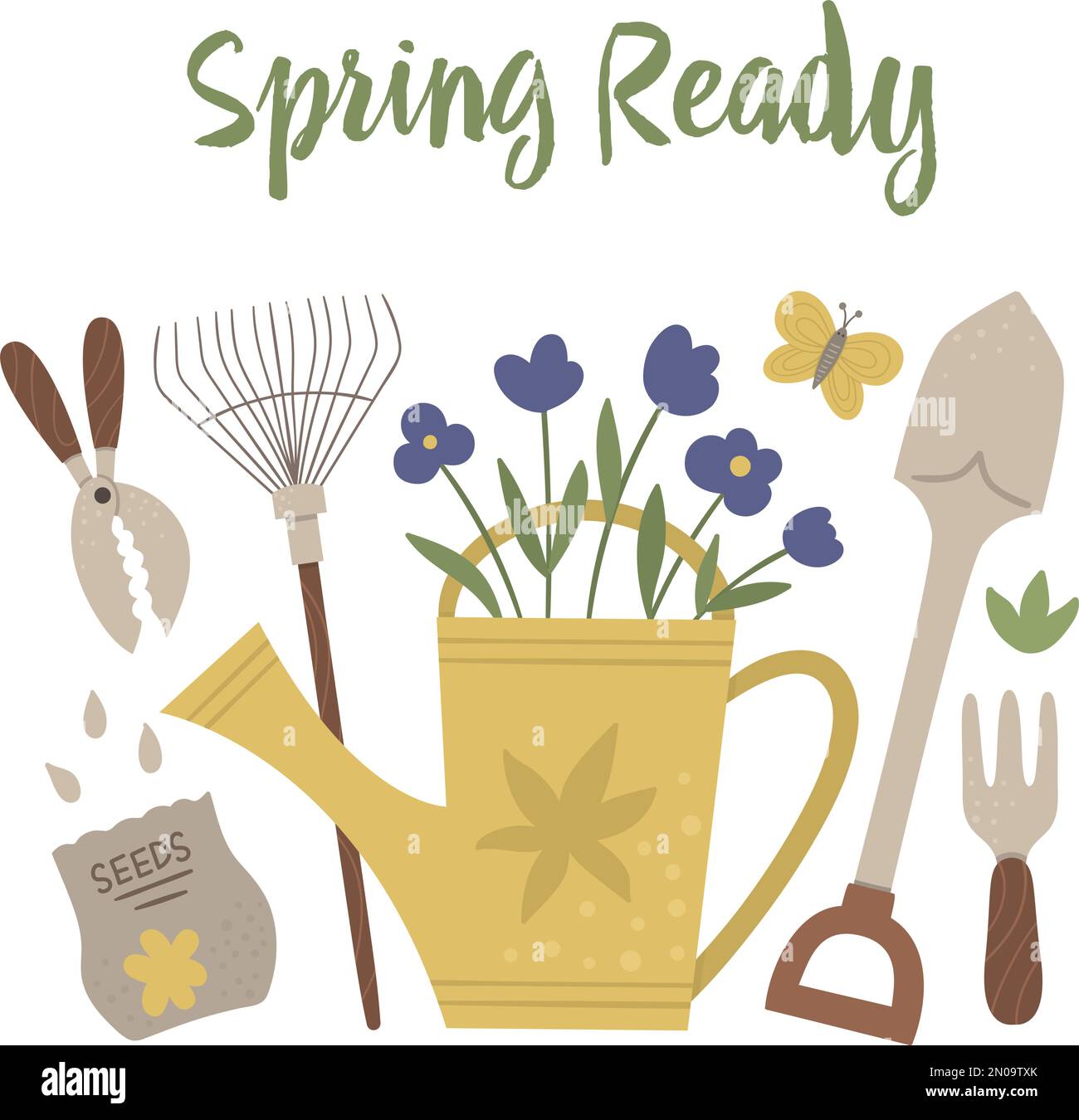 Watering Seeds Clipart