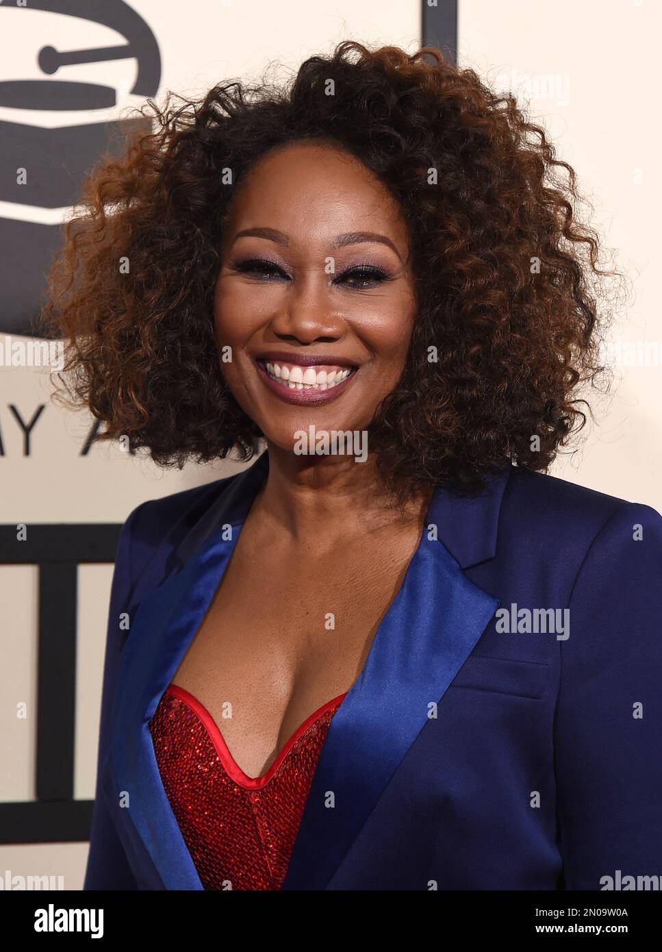 Yolanda Adams arrives at the 58th annual Grammy Awards at the Staples ...