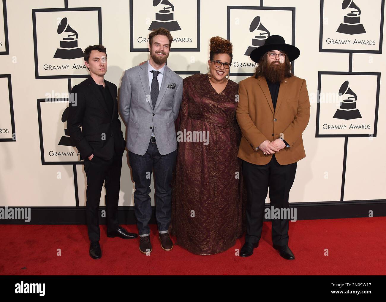Heath Fogg, from left, Steve Johnson, Brittany Howard, and Zac Cockrell ...