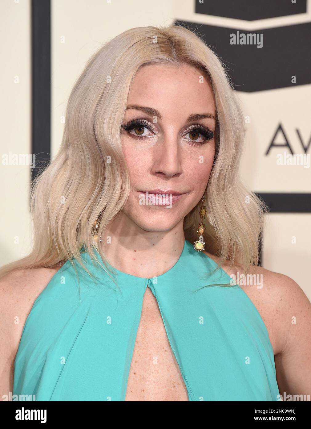 Ashley Monroe arrives at the 58th annual Grammy Awards at the Staples ...