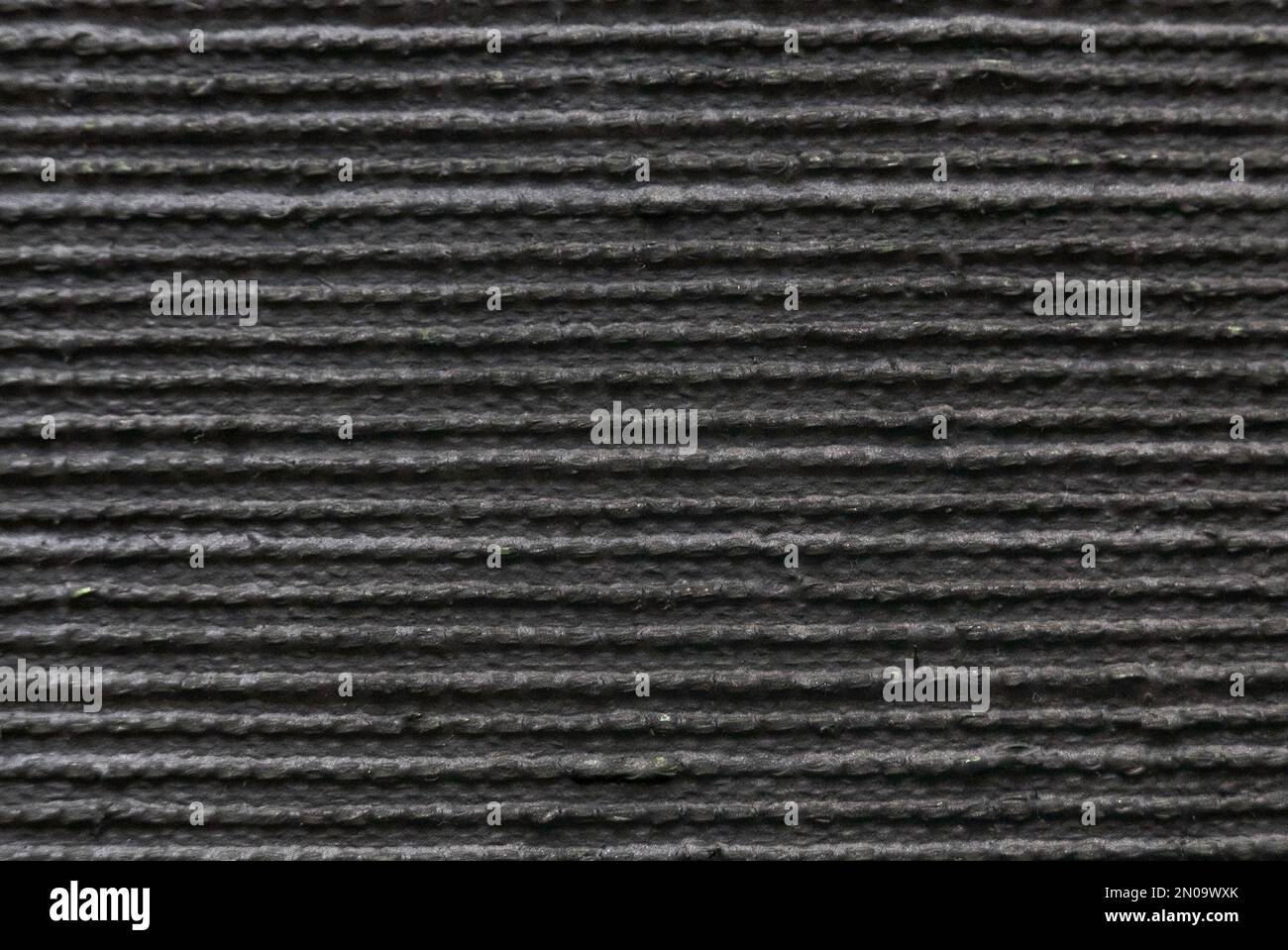 Horizontal line pattern of black plastic background and texture Stock ...