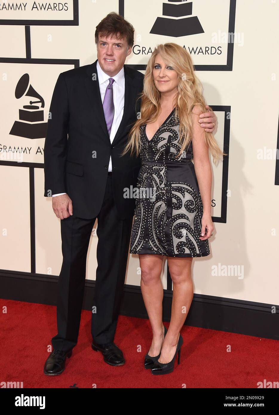 Frank Liddell, left, and Lee Ann Womack arrive at the 58th annual ...