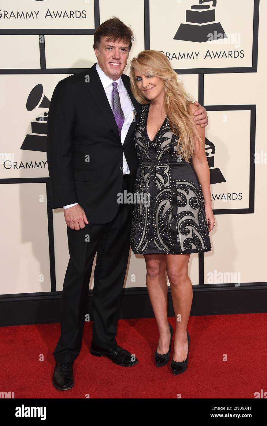 Frank Liddell, left, and Lee Ann Womack arrive at the 58th annual ...