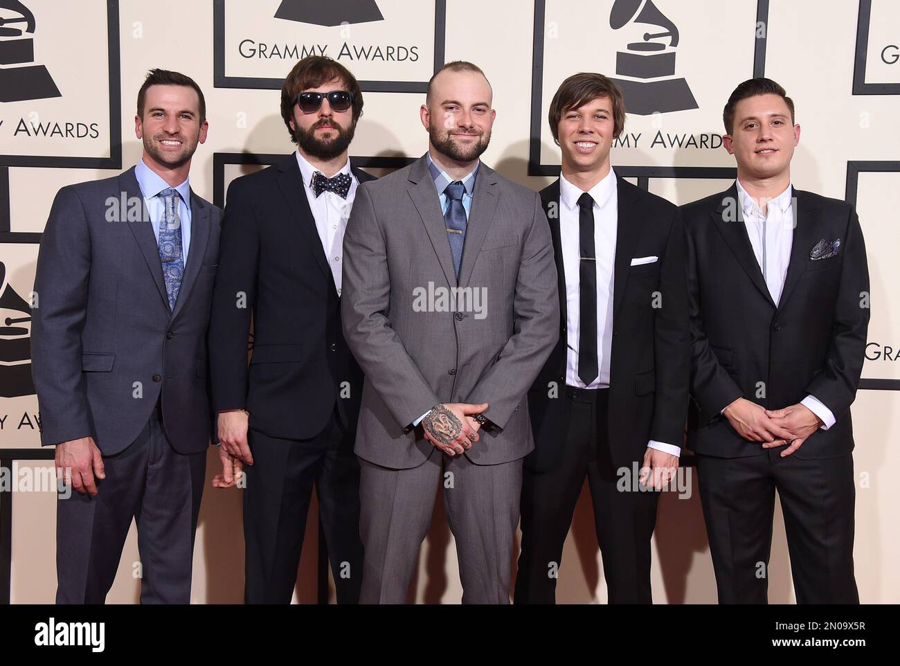 Matt Greiner, from left, Dustin Davidson, Jake Luhrs, JB Brubaker, and ...