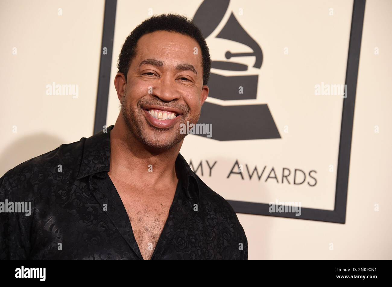 John Marshal Jones arrives at the 58th annual Grammy Awards at the ...