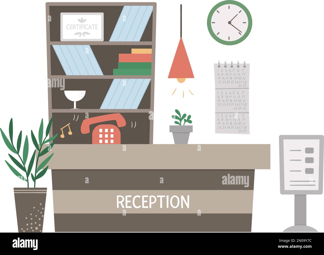 Salon organization Stock Vector Images - Alamy