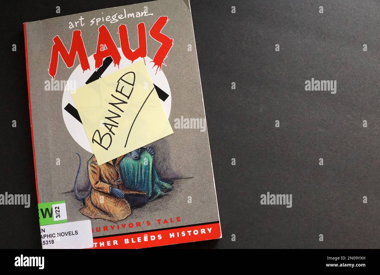 A copy of the book Maus by Art Spiegelman. The graphic novel has been ...