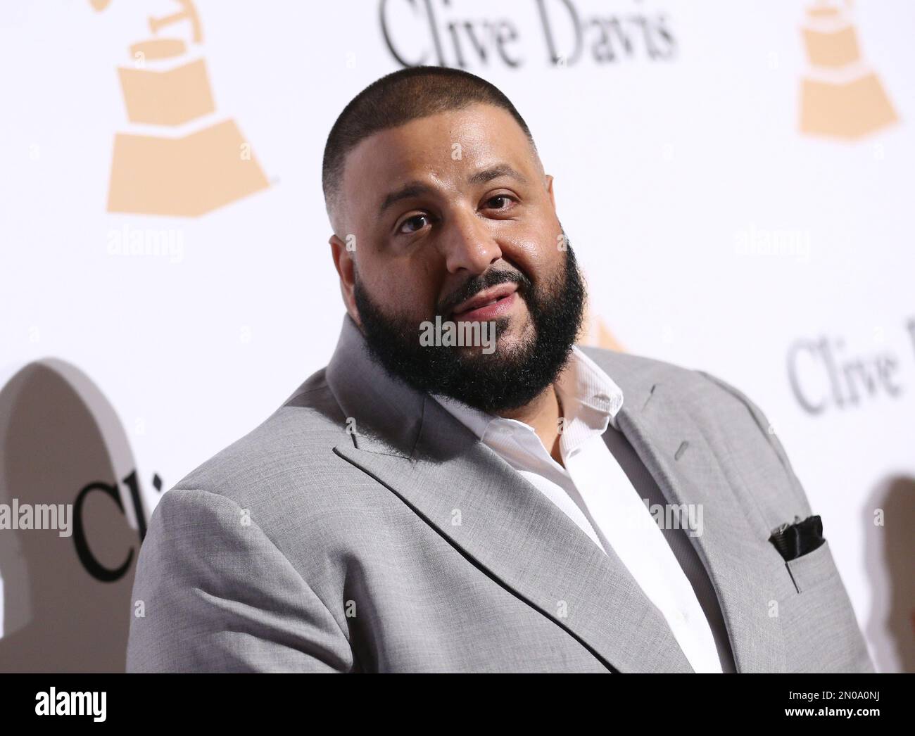 DJ Khaled arrives at the 2016 Clive Davis Pre-Grammy Gala at the ...
