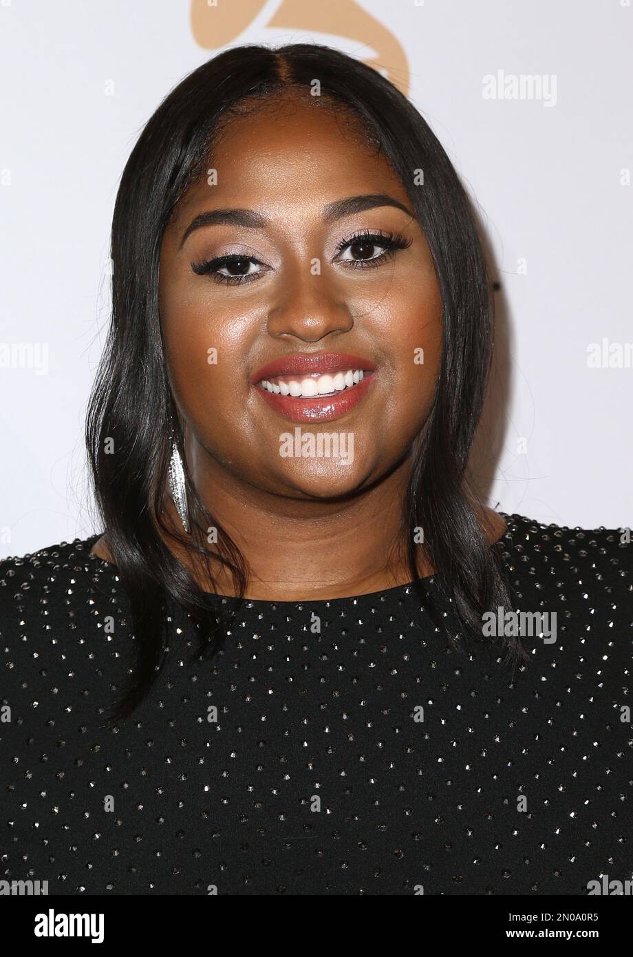 Jazmine Sullivan arrives at the 2016 Clive Davis Pre-Grammy Gala at the Beverly Hilton Hotel on ...