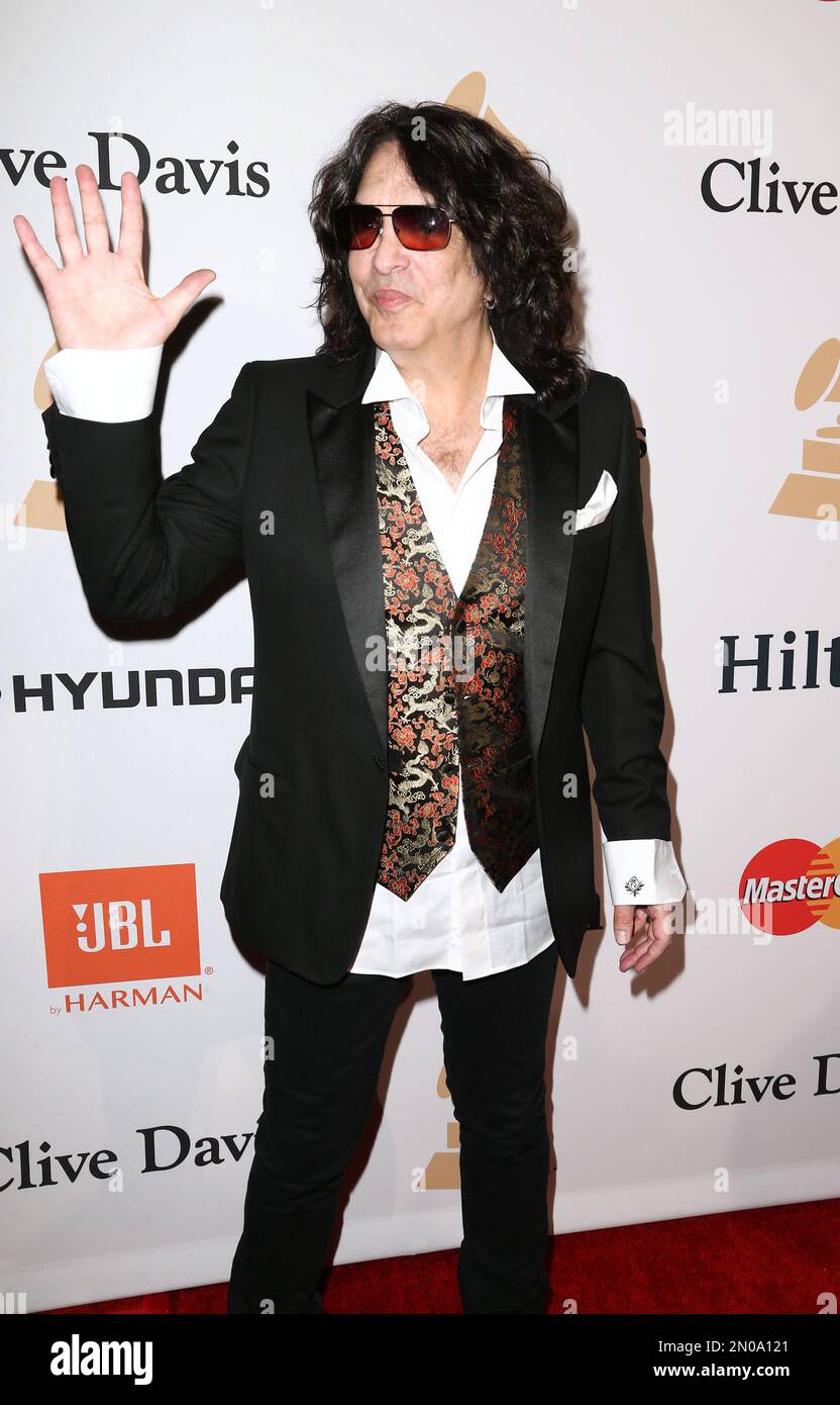 Paul Stanley arrives at the 2016 Clive Davis Pre-Grammy Gala at the ...