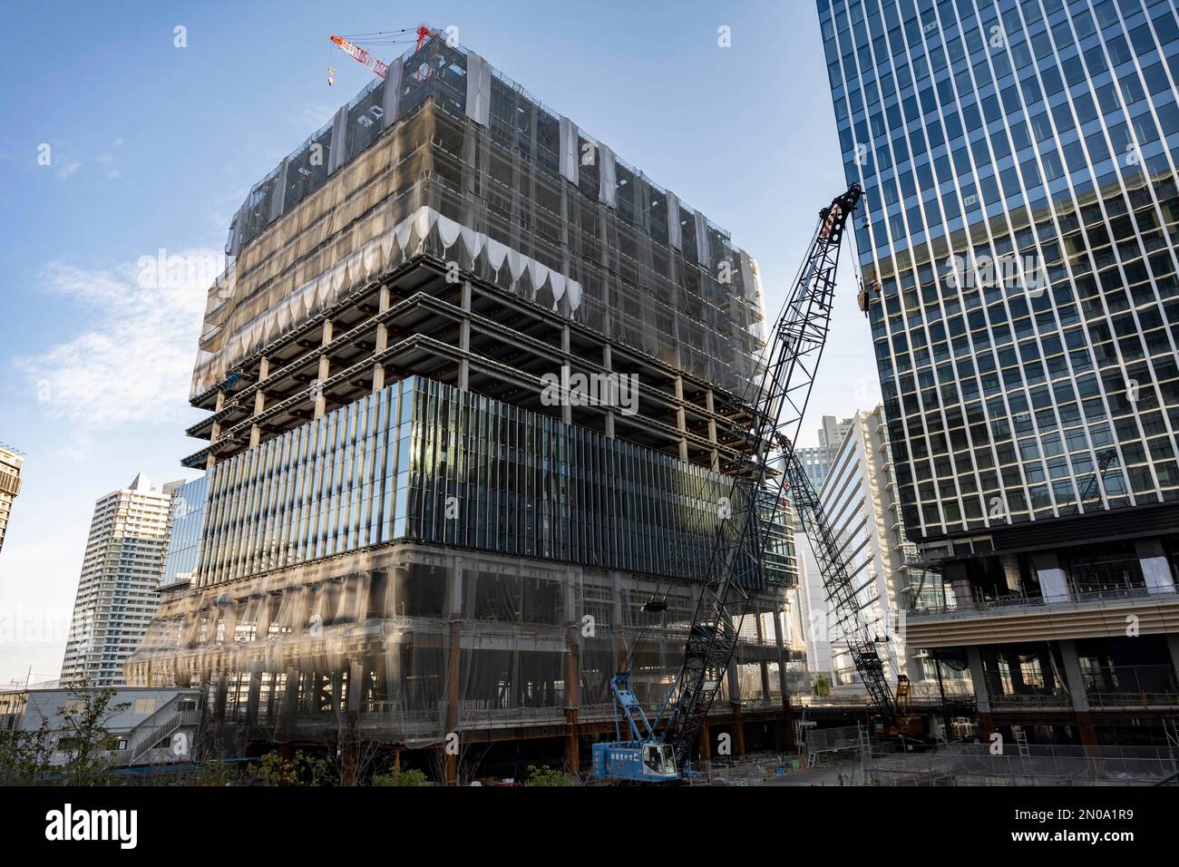 February 5, 2023, Yokohama, Kanagawa Prefecture, Japan: A mixed-use ...