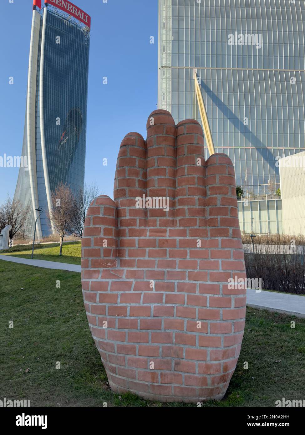 "The Hand" from "Hand and Foot for Milan" artwork by Judith Hopf, at ...