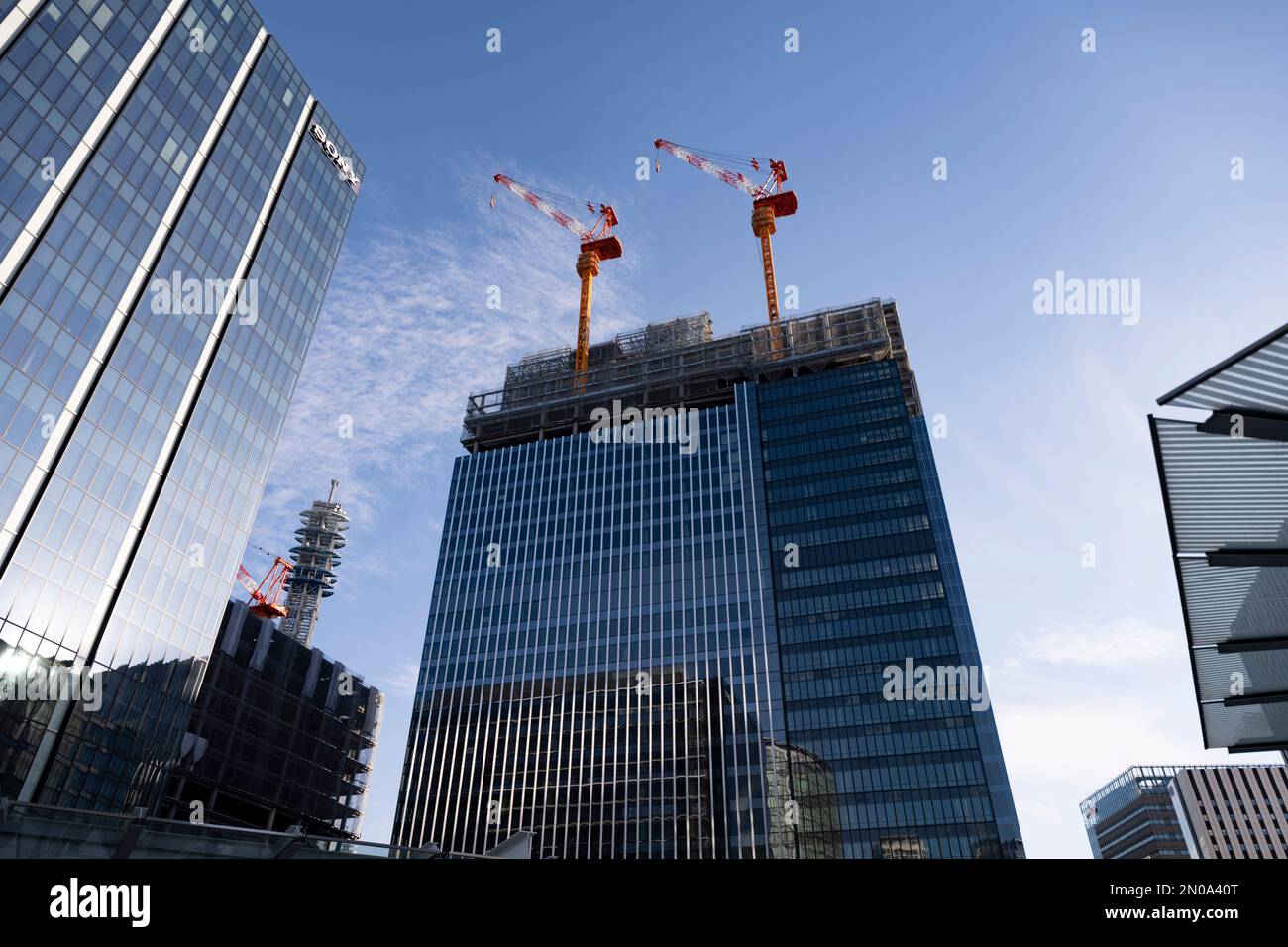 Yokohama, Kanagawa Prefecture, Japan. 5th Feb, 2023. A mixed-use ...