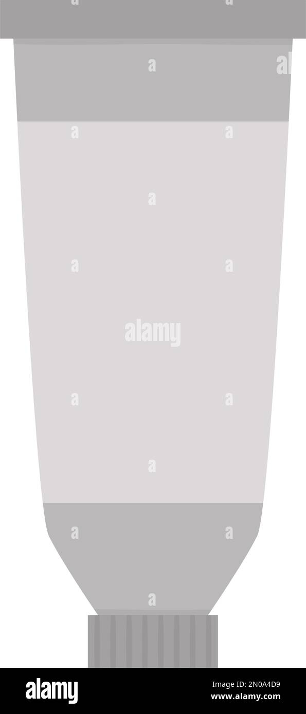 Vector flat tube icon. Medicine picture isolated on white background ...