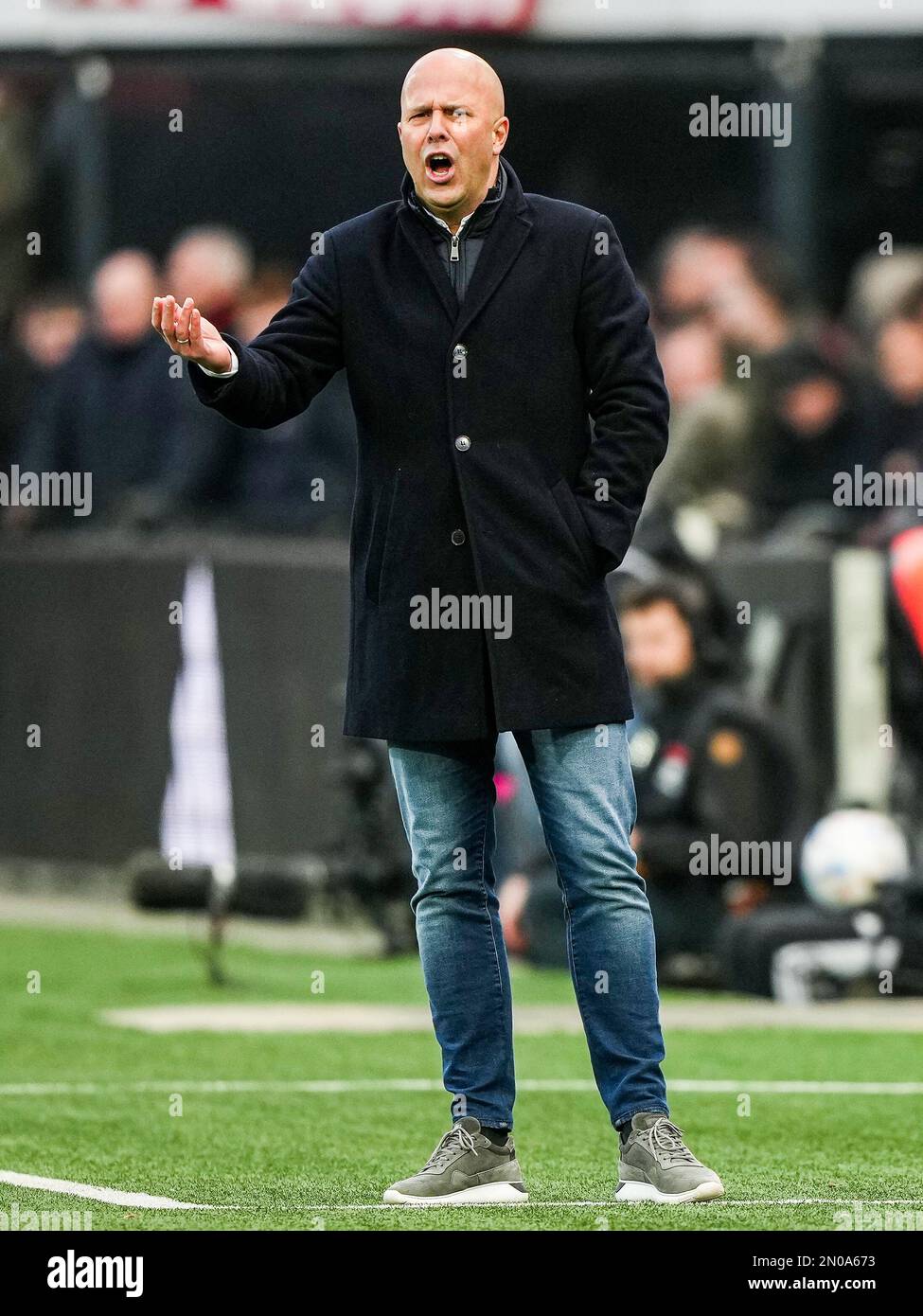 Rotterdam - Feyenoord coach Arne Slot during the match between ...