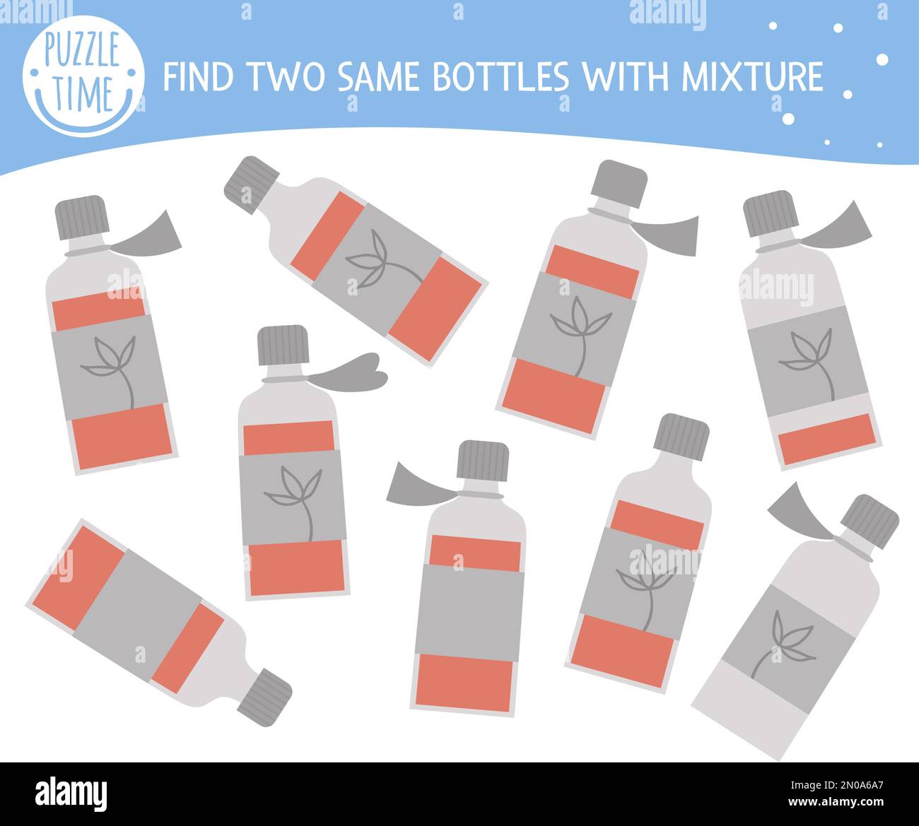Bottles game Stock Vector Images - Alamy