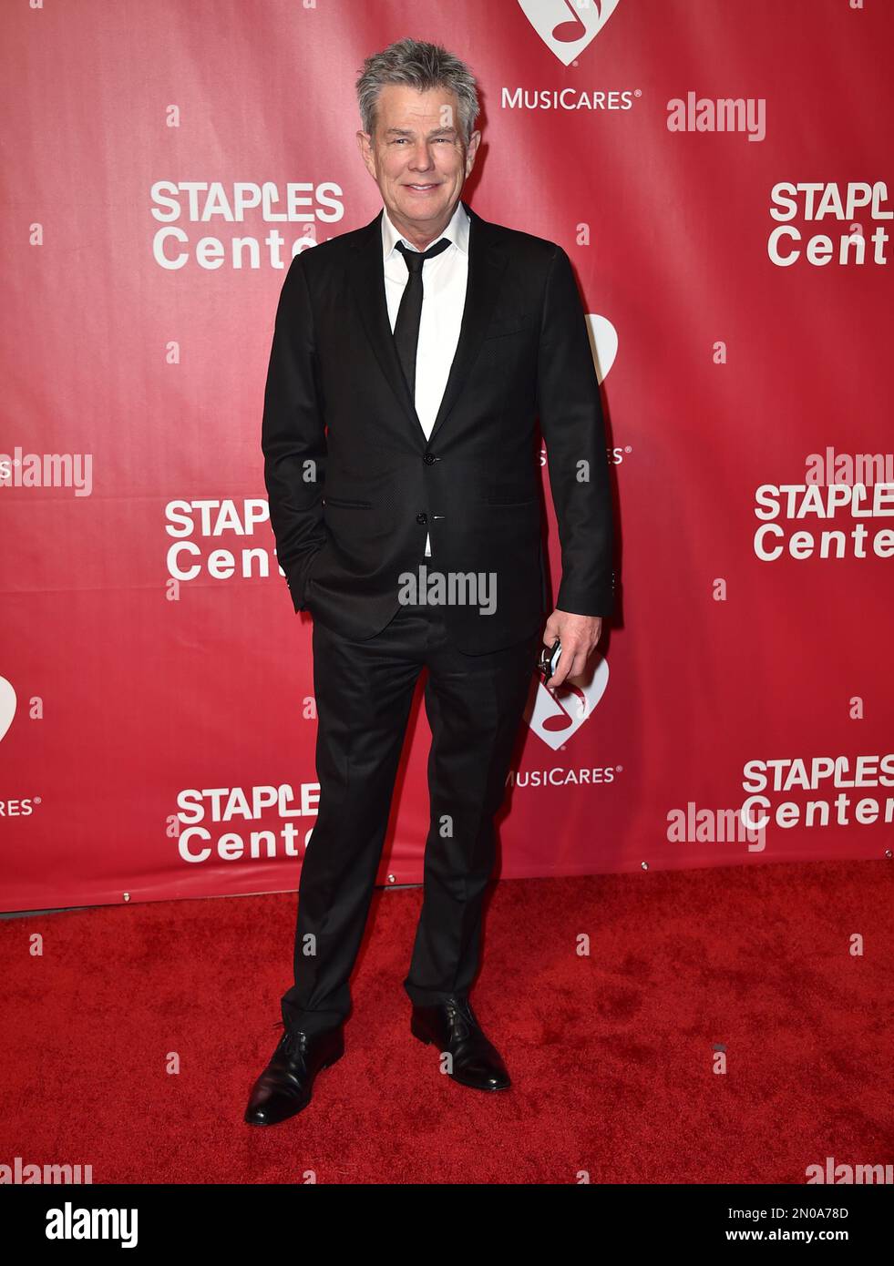 David Foster arrives at the MusiCares Person of the Year tribute ...