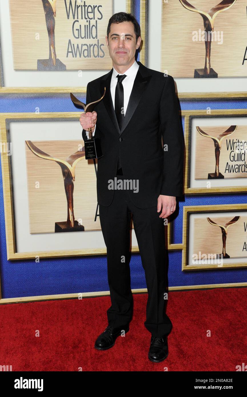 Writer Josh Singer attends the 2016 Writers Guild Awards Press Room ...