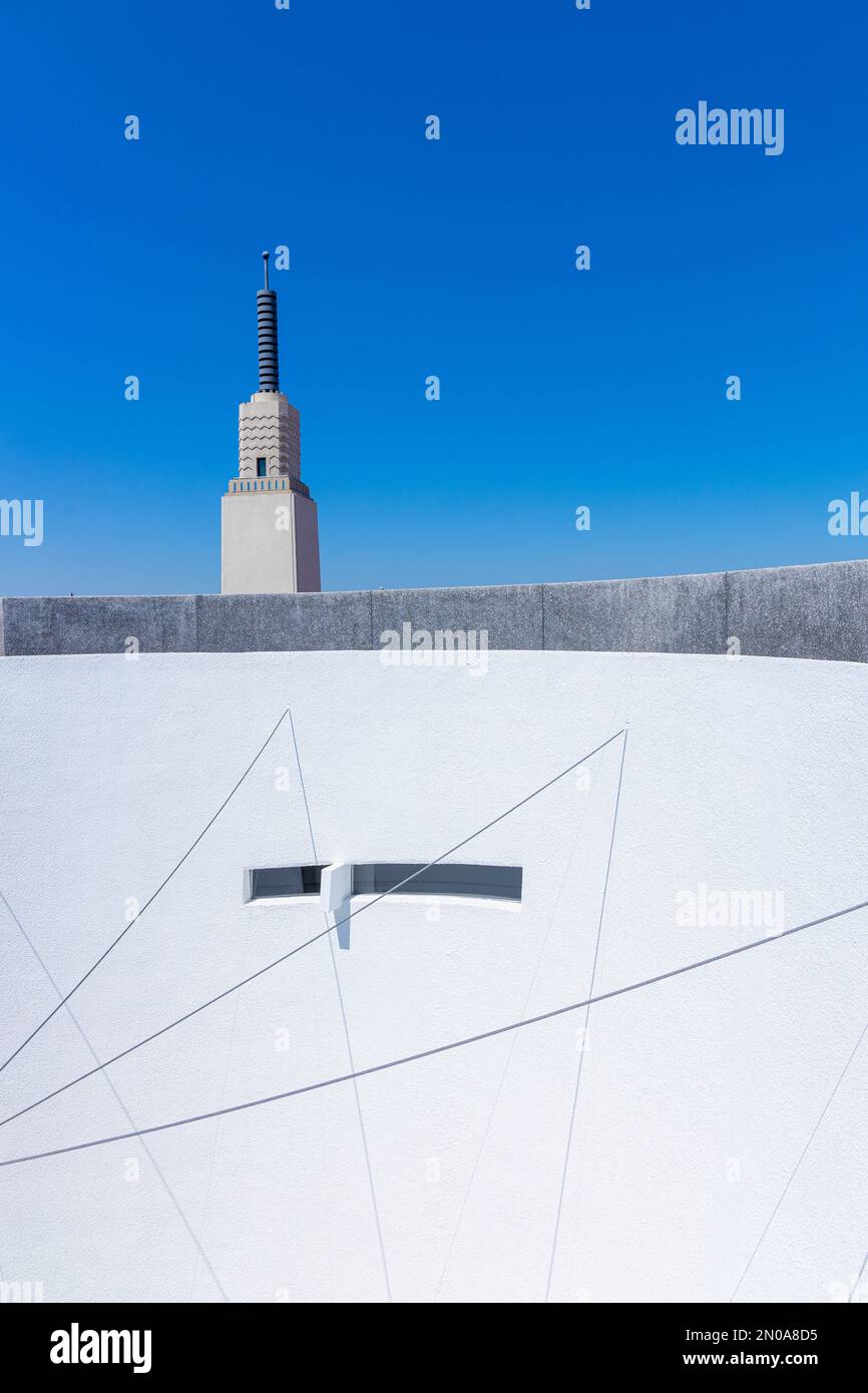 Web celebrity clock in qinhuangdao, that the art center Stock Photo - Alamy