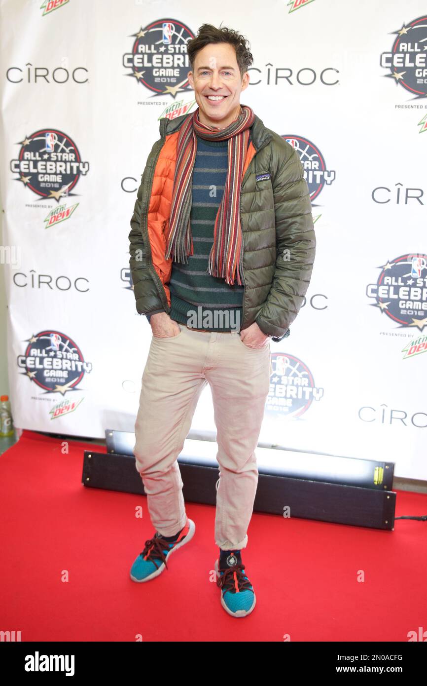 Tom Cavanagh walks the red carpet at the All-Star Celebrity Game at ...