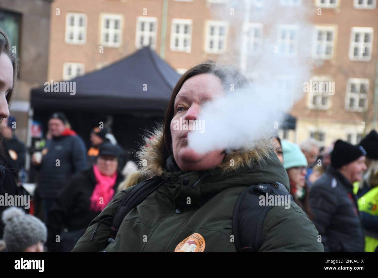 Copenhagen/Denmark/05 February 2023/Danish nation and whole labour ...