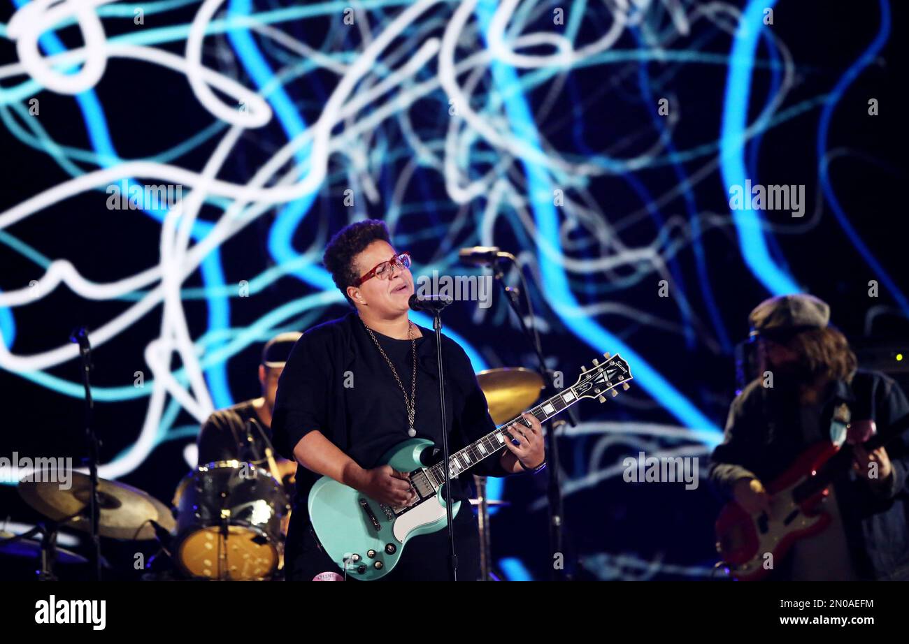 Brittany Howard, of the band Alabama Shakes, performs with the band ...