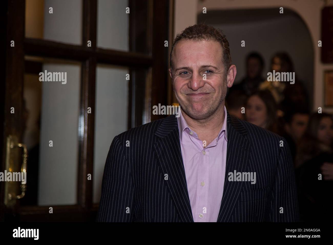 Nigel Lindsay poses for photographers upon arrival at the world ...
