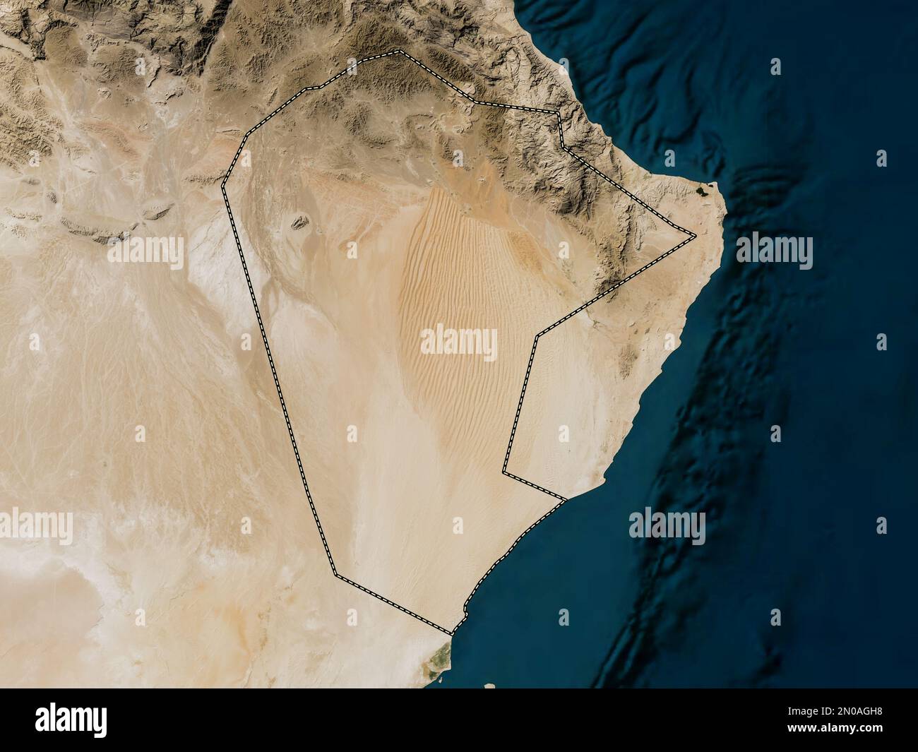 Ash sharqiyah outline map hi-res stock photography and images - Alamy