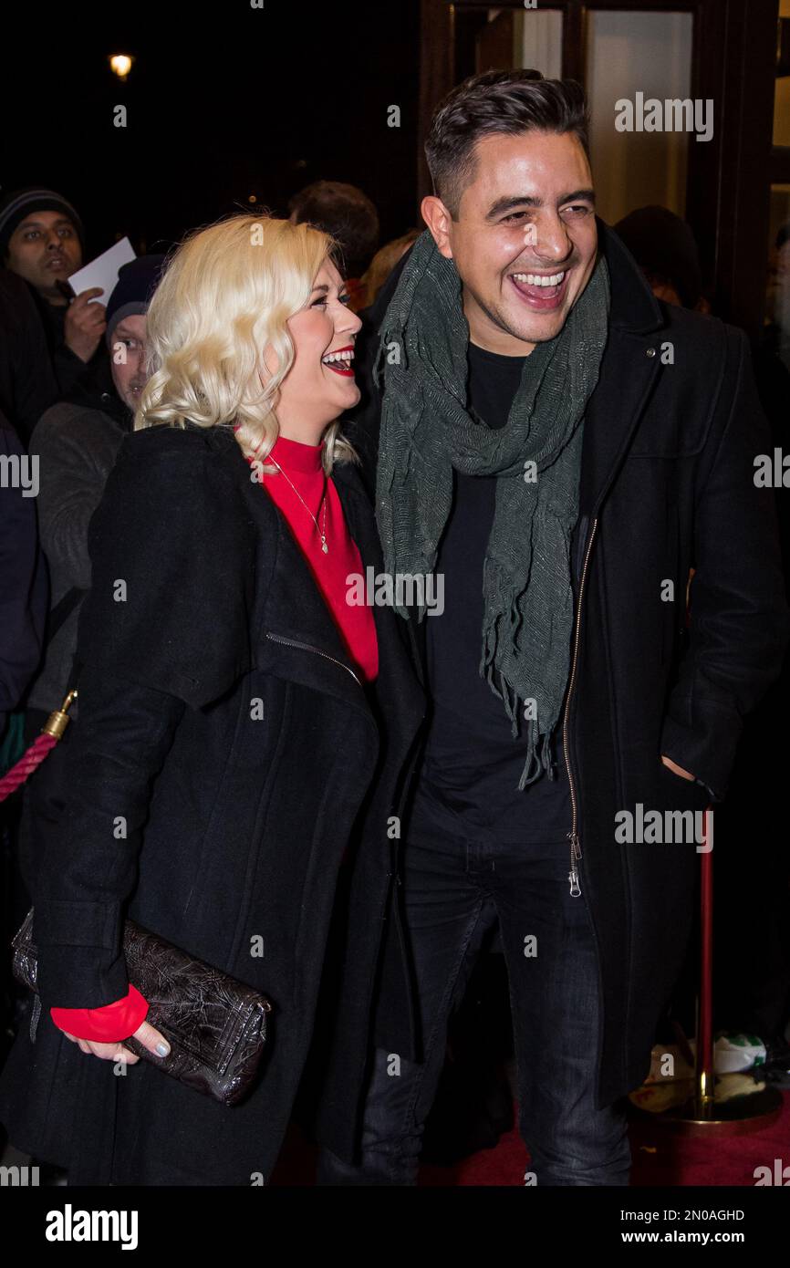 Susanne Shaw and Noel Sullivan pose for photographers upon arrival at ...