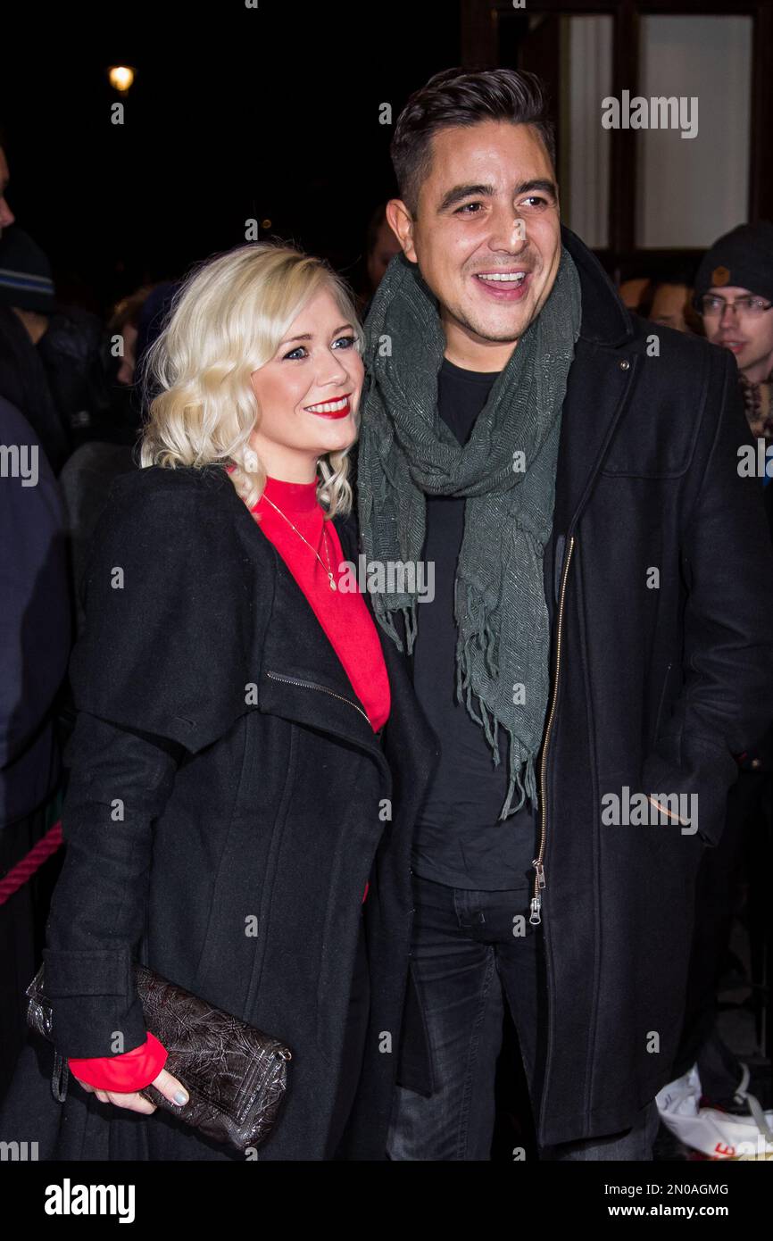 Susanne Shaw and Noel Sullivan pose for photographers upon arrival at ...