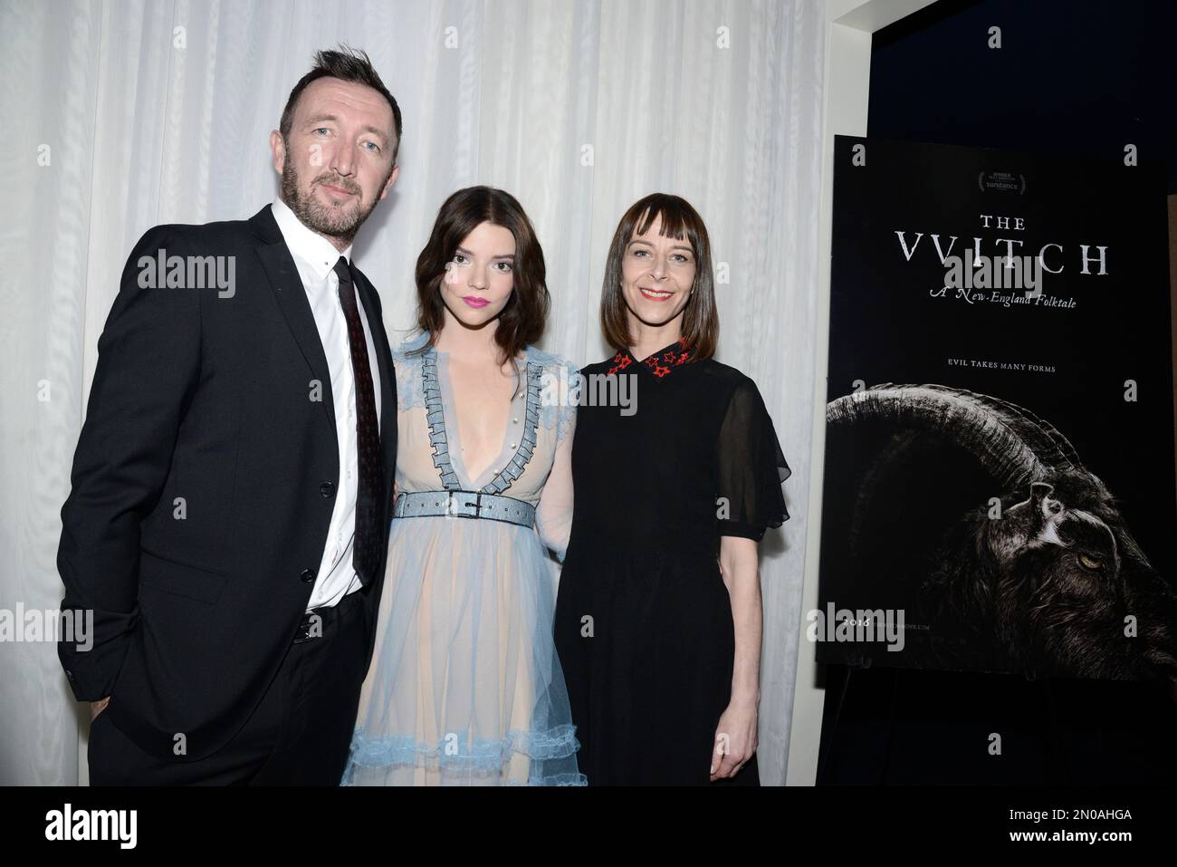 Ralph Ineson, Anya Taylor-Joy and Kate Dickie seen at A24 'The Witch ...