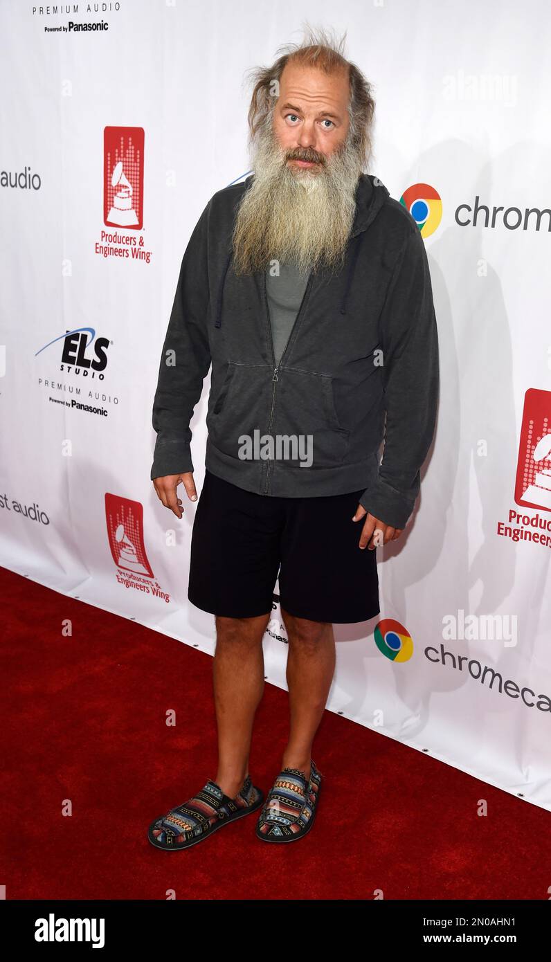 Music producer Rick Rubin poses on the red carpet at the ninth annual ...