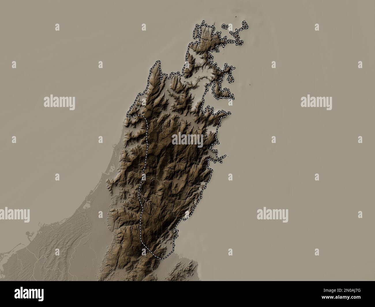 Musandam outline map hi-res stock photography and images - Alamy