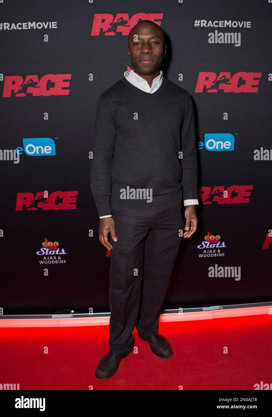 Actor Andrew Moodie seen at the Focus Features premiere of "Race" on ...