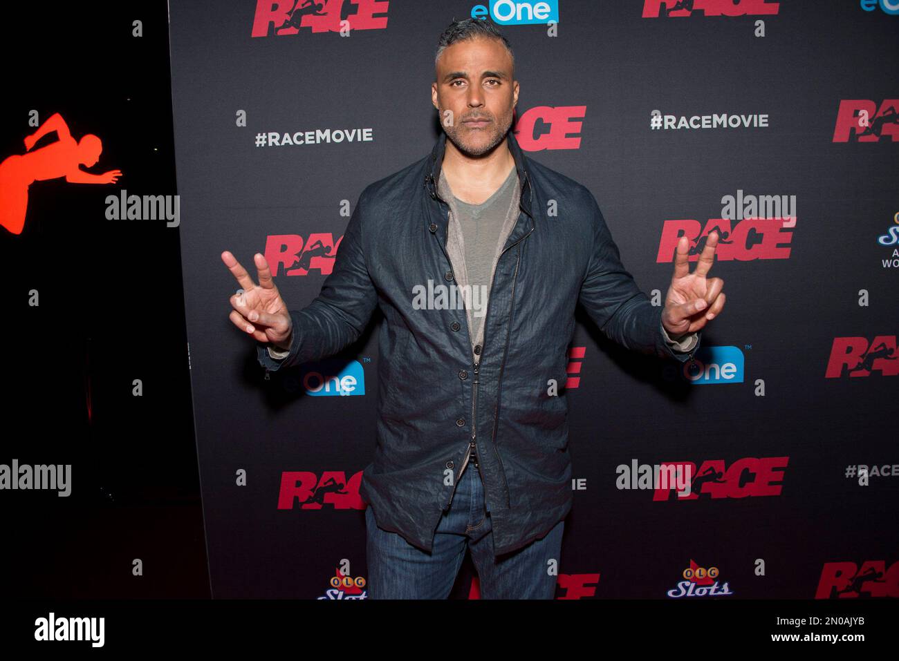Actor Rick Fox seen at the Focus Features premiere of "Race" on ...
